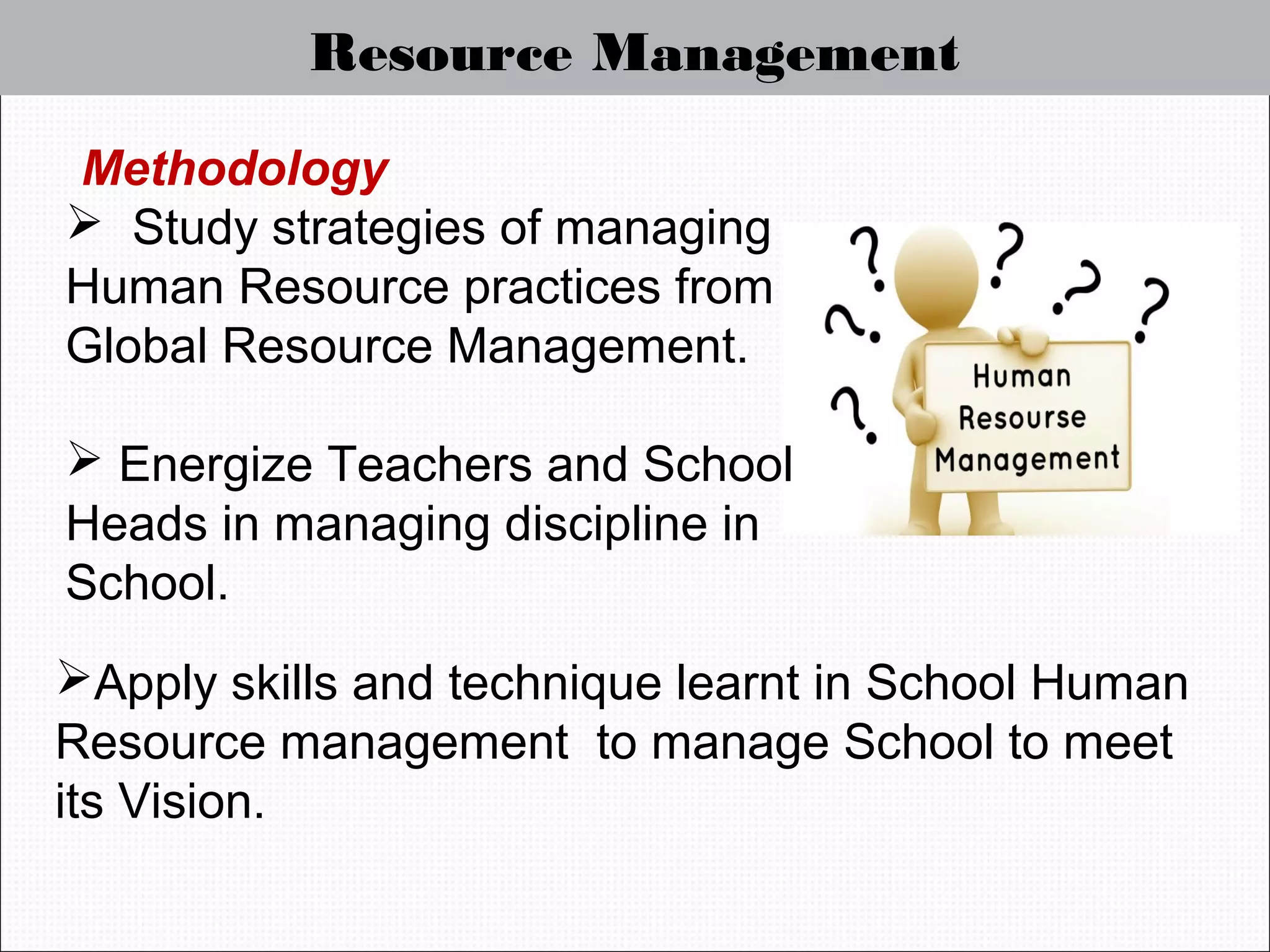 School Human Resource Management | PPT