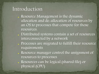 Resource management original | PPT