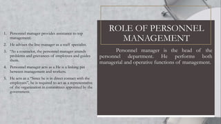 RESOURCE MANAGEMENT PERSONNEL | PPT