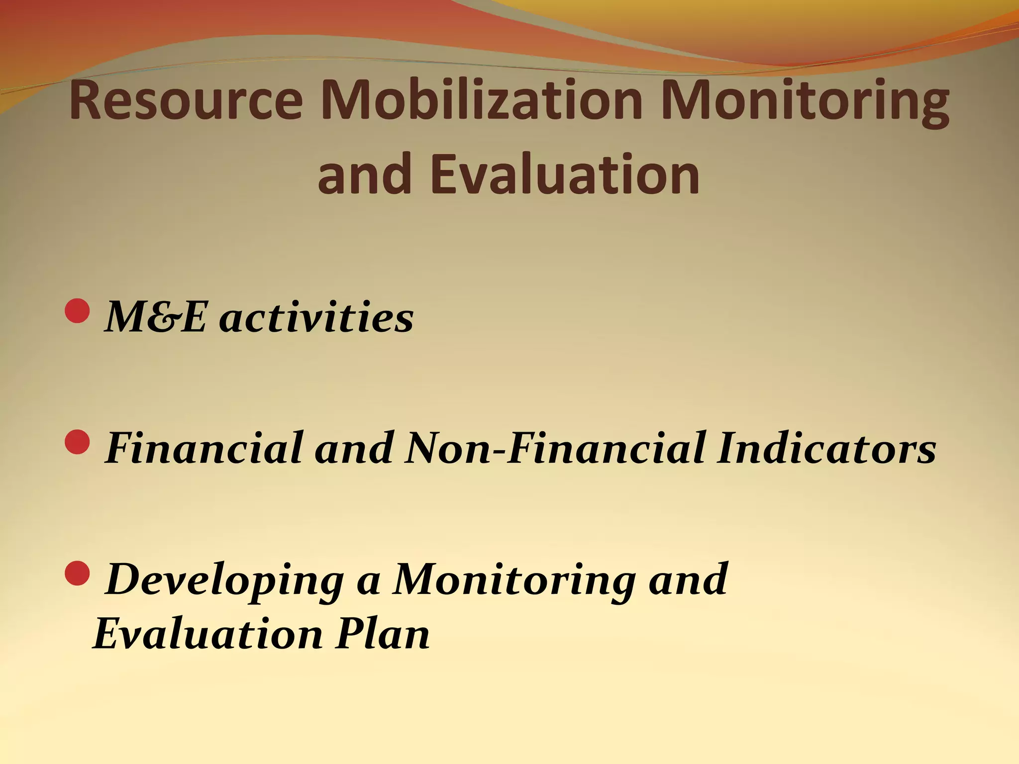 Resource Mobilization Process/strategy | PPT