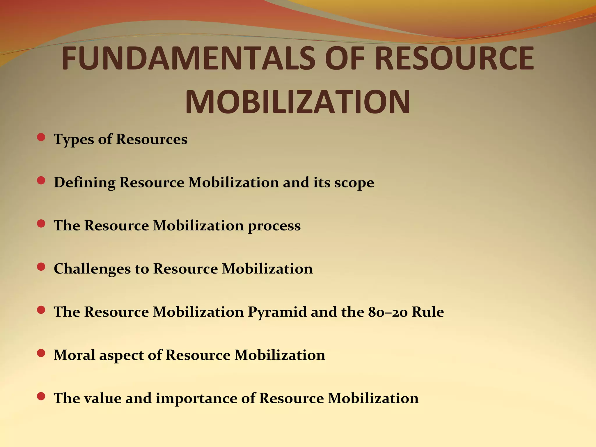 Resource Mobilization Process/strategy | PPT
