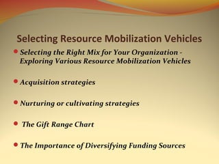 Resource Mobilization Process/strategy | PPT
