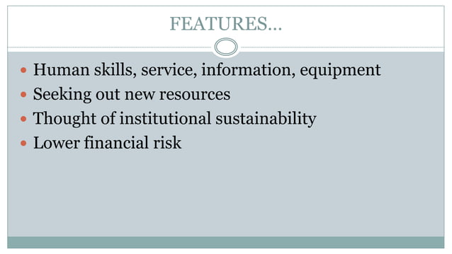 Resource Mobilization.pptx | Non-Profit Organizations | Industries