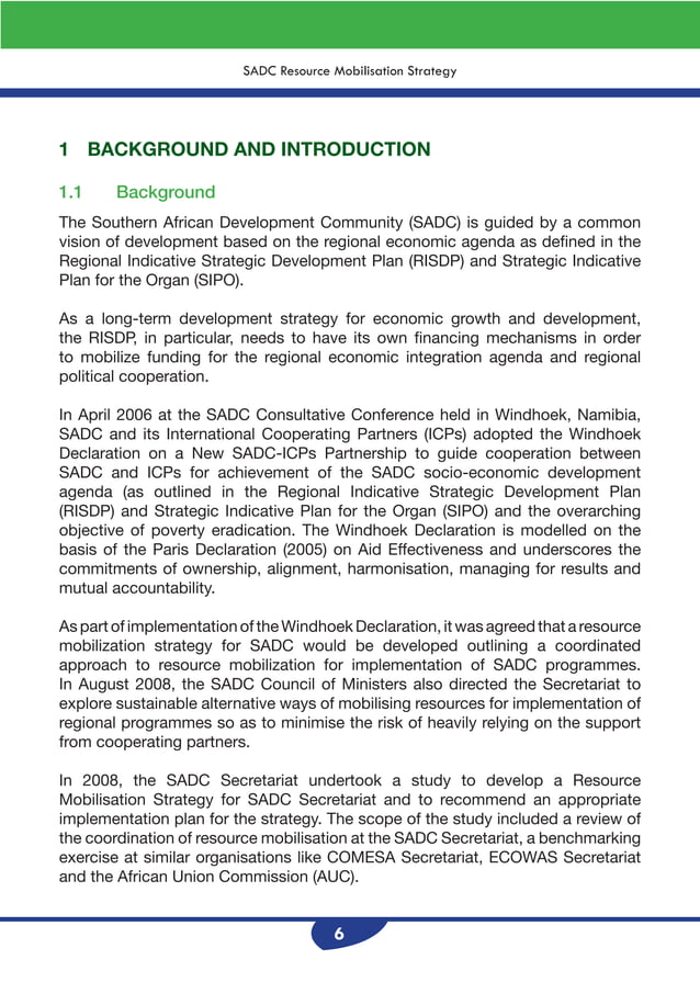 Resource Mobilization Pdf Strategies Pdf