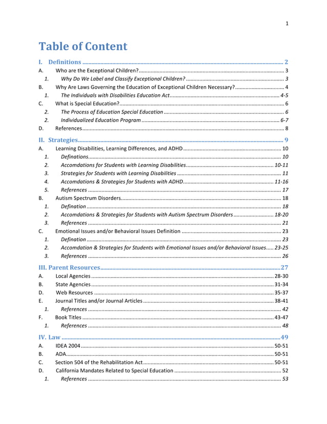Resource Notebook | PDF
