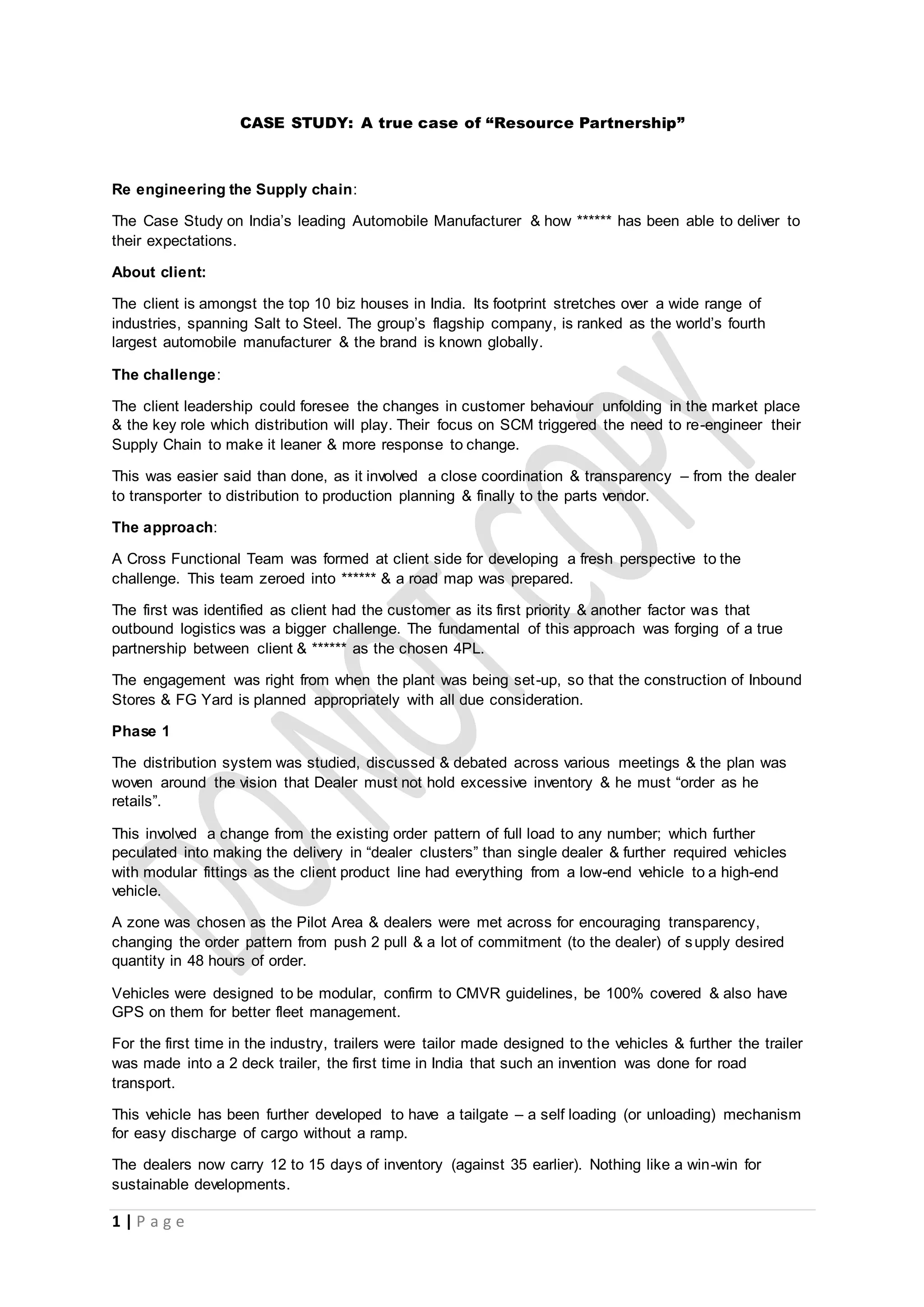 Resource partnership case study | PDF