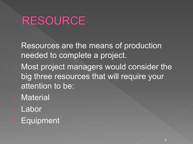Resource planning and resource allocation | PPT