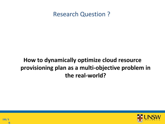 Resource provisioning optimization in cloud computing | PPT