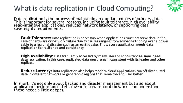 Resource replication in cloud computing. | PDF