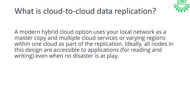 Resource replication in cloud computing. | PDF