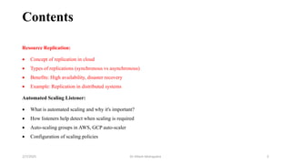 Resource Replication & Automated Scaling Listener | PDF