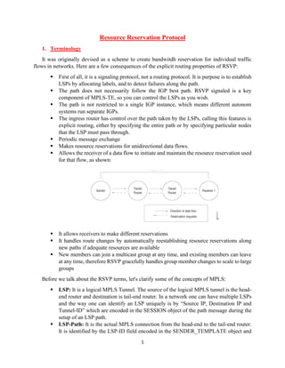 Resource reservation protocol | PDF