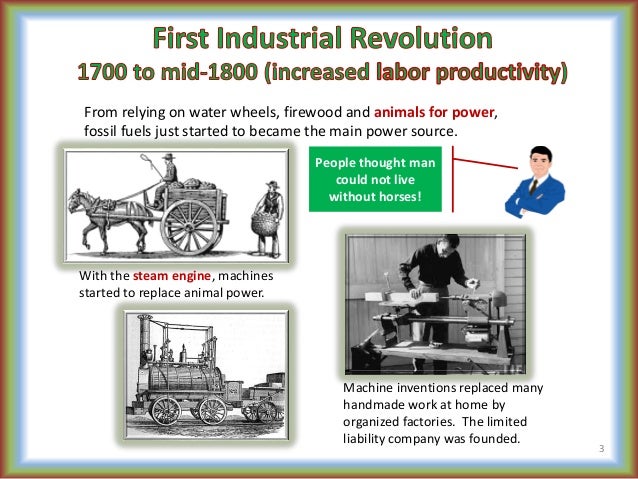 The Starting of the Third Industrial Revolution