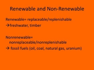 Resource Depletion and Sustainability | PPTX | Geology | Science