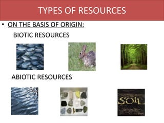 Resources and their Development ( Class X Geography) | PPTX
