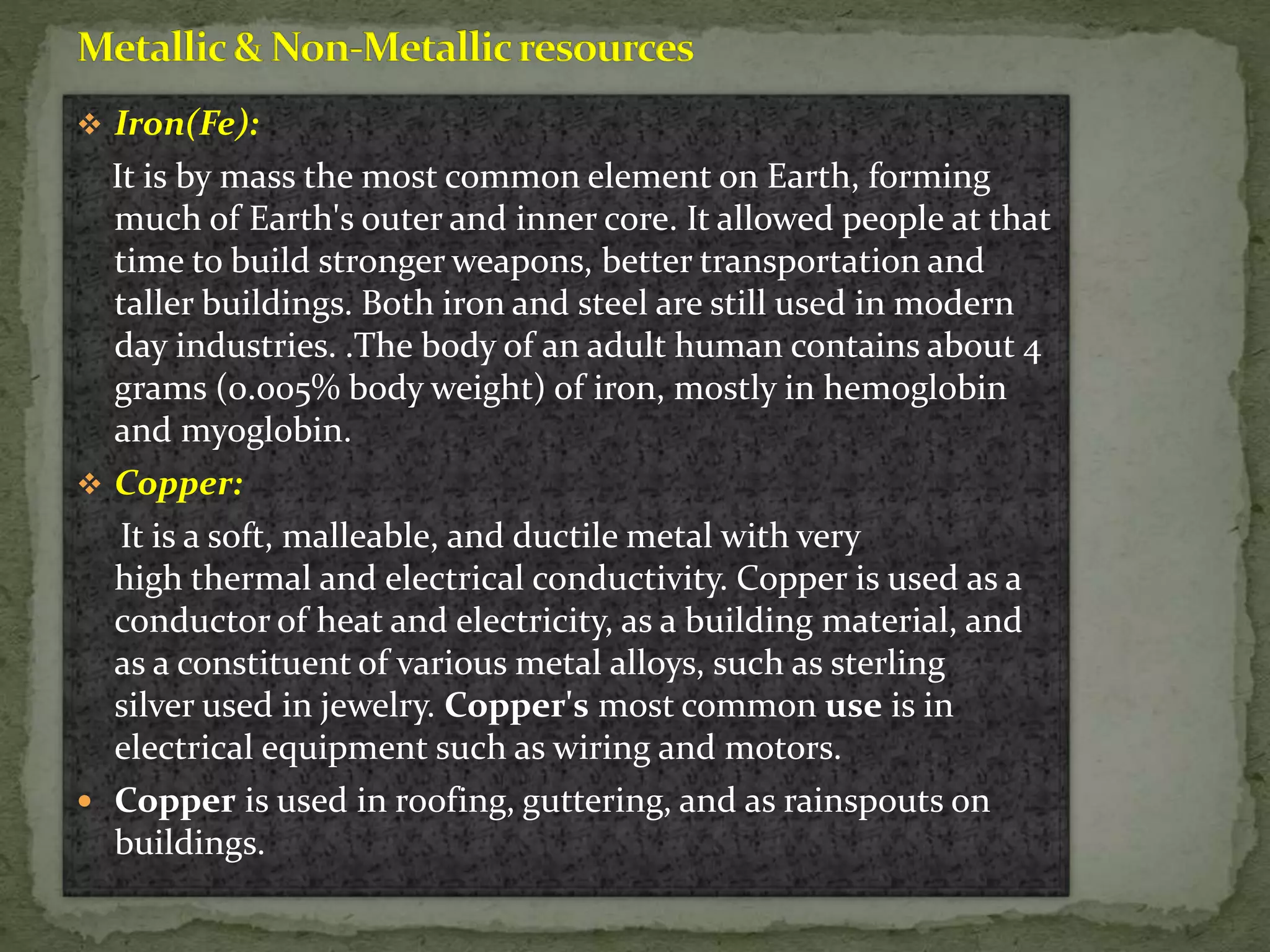 Resources and their types | PPTX