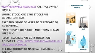RESOURCES power point presentation by J Devi | PPTX | Environment | Science