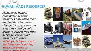 RESOURCES power point presentation by J Devi | PPTX | Environment | Science