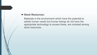 Resources and Development | PPTX