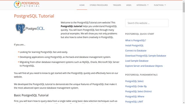 Postgres resources for beginners | PPT