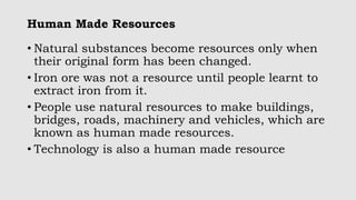 Chapter 1-Resources- Class 8-NCERT- Geography | PPTX