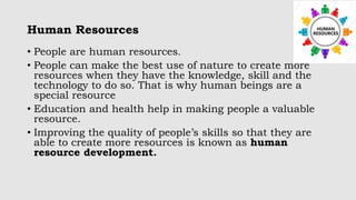 Chapter 1-Resources- Class 8-NCERT- Geography | PPTX