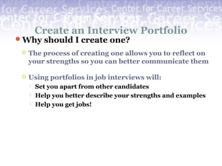 Resources successful interviews | PPT