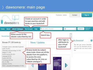 LSC electronic resources | PPSX