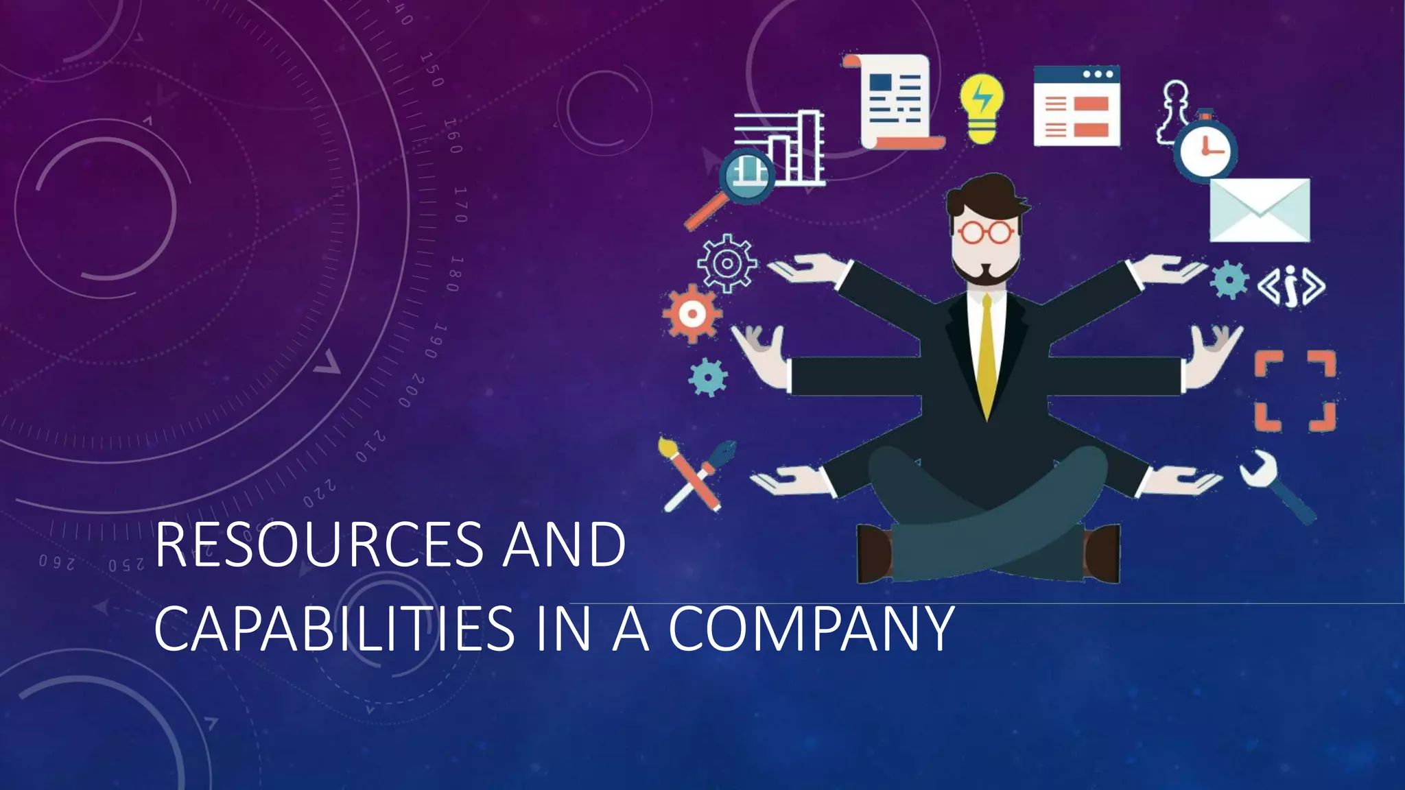 Resources and capabilities in a company | PDF