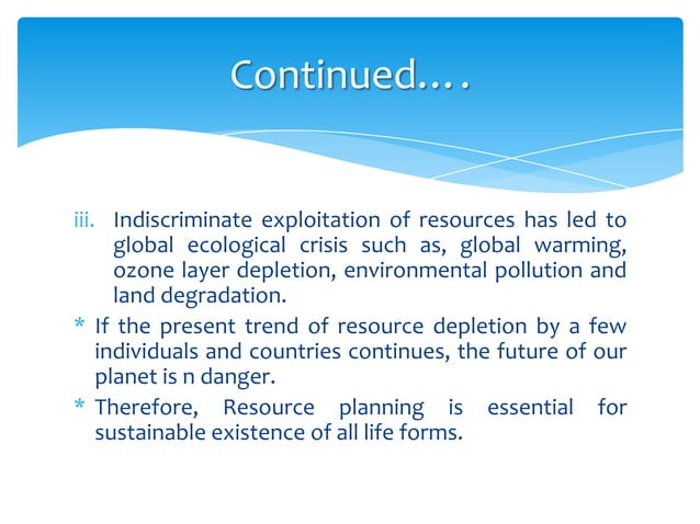 Resources and Development | PPTX | Geology | Science