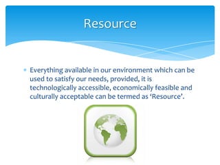 Resources and Development | PPTX
