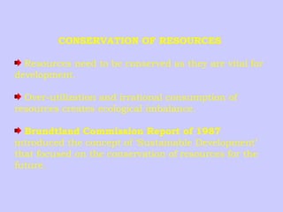 Resources and development | PPT