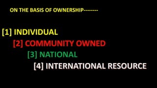 Resources and development , class 10 th | PPTX