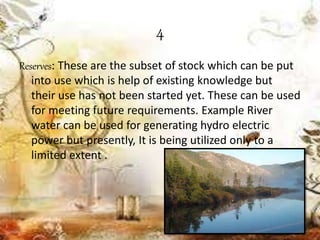 Resources and development presentation | PPTX