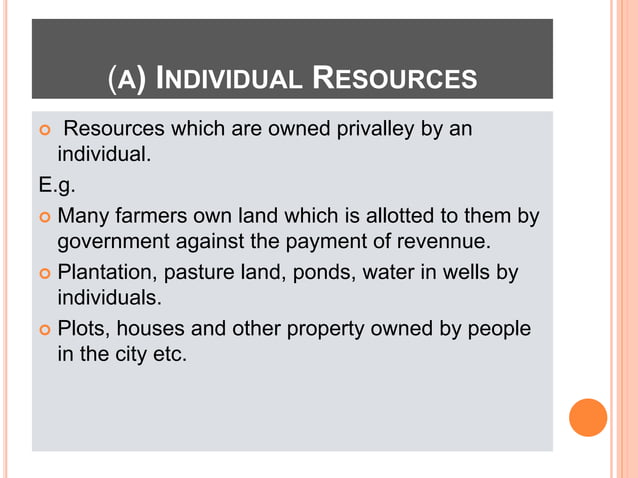 Resources and development, class 10 th geography by Vidit. | PPTX