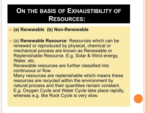 Resources and development, class 10 th geography by Vidit. | PPTX