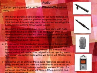 Resources and equipment | PPT