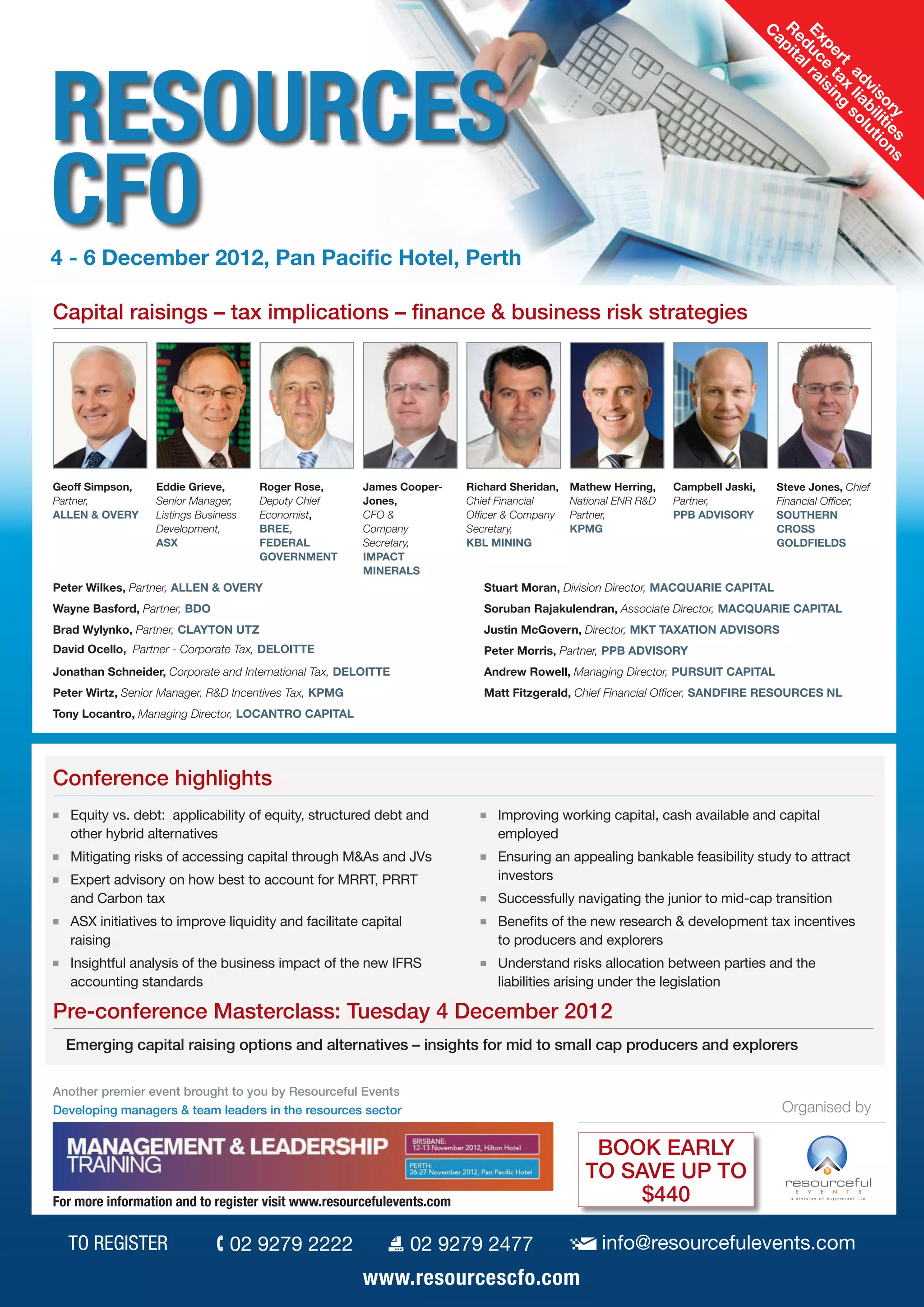 Resources CFO 2012 | PDF