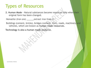 Resources class 8 | PDF