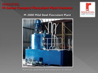 Flocculant Plants - Compact - Presentation by Resources | PDF