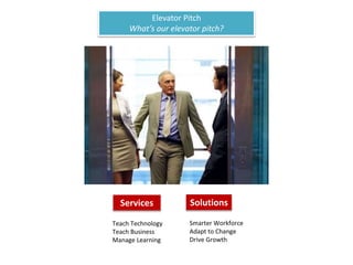 Resources elevator pitches | PPT