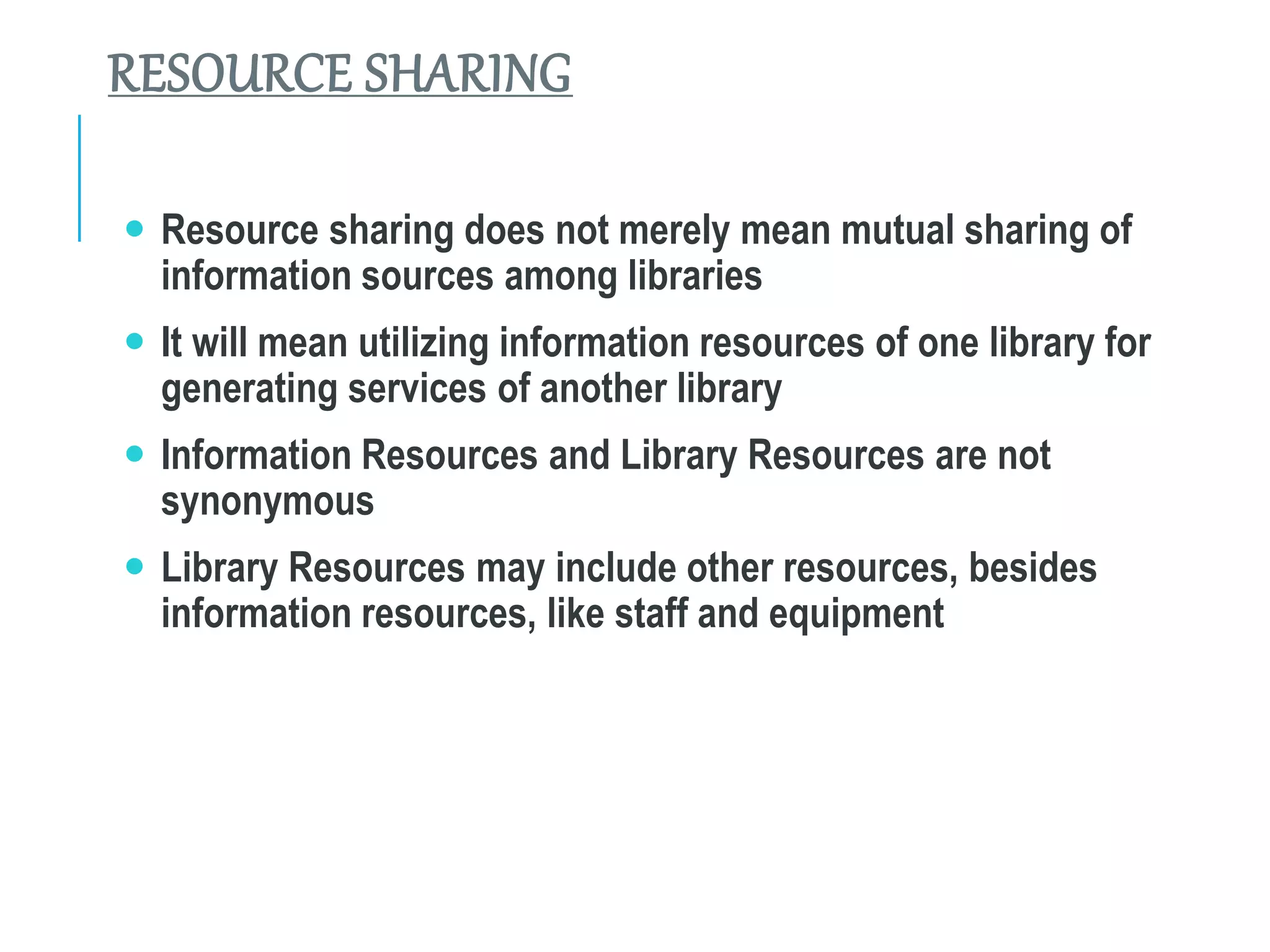 Resource sharing | PPTX