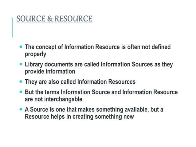 Resource sharing