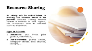 Resource sharing in times of crisis | PPT