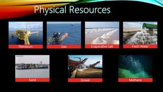 Resources of bay bengal, classification of marine resources | PPTX