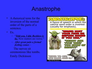 Resources of language syntax | PPT | Poetry | Books and Literature