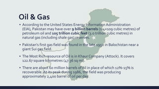 Resources of pakistan | PPTX