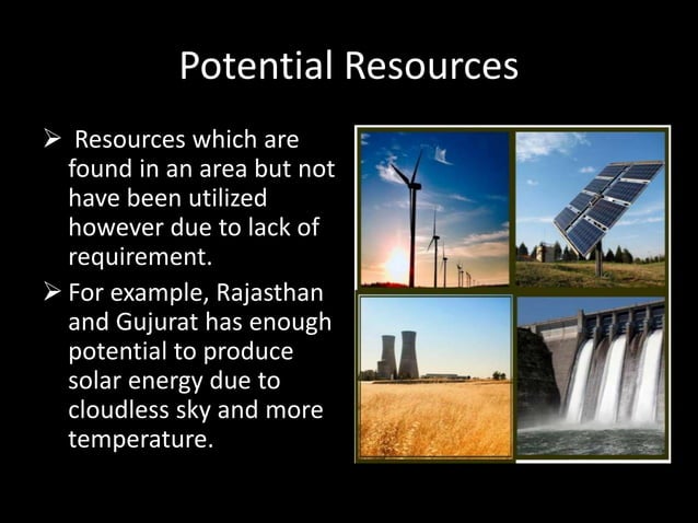 Resources on the basis of development | PPTX