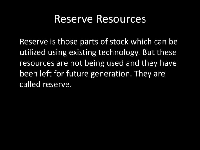 Resources on the basis of development | PPTX