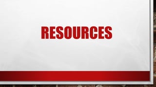 Resources ppt | PPTX